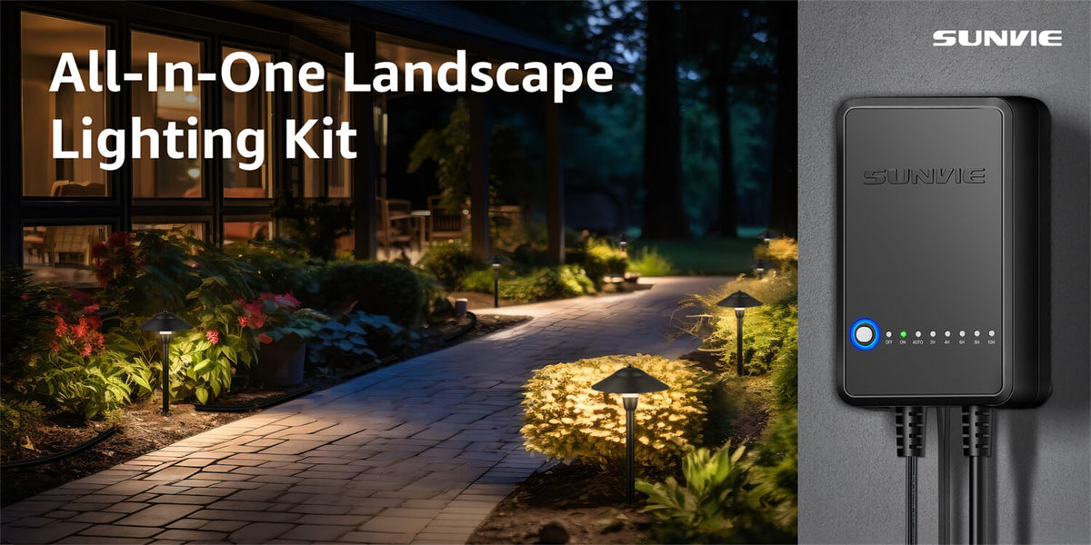 Complete Lighting Kit | Low Voltage Outdoor Landscape Lighting | Sunvie ...