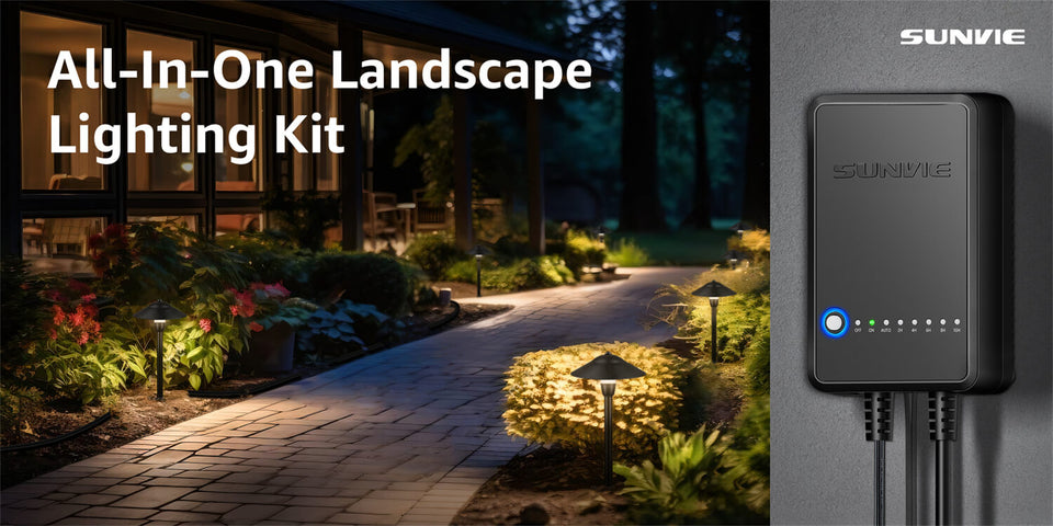 Complete Lighting Kit | Low Voltage Outdoor Landscape Lighting | Sunvie ...