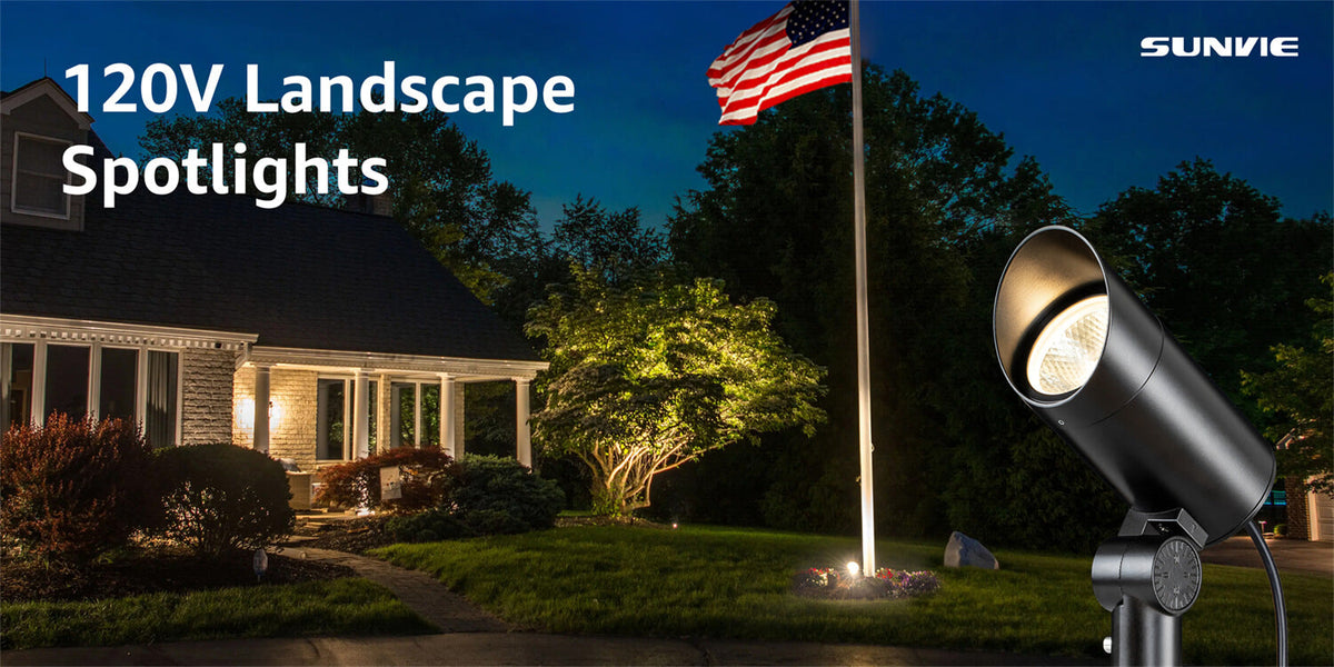 120V Landscape Spotlights – SUNVIE
